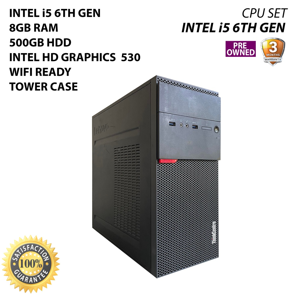 𝐈𝐍𝐓𝐄𝐋 𝐢𝟓 𝟔𝐓𝐇 𝐆𝐄𝐍 / 𝟖𝐆𝐁 𝐑𝐀𝐌 / 𝟓𝟎𝟎𝐆𝐁 𝐇𝐃𝐃 / 𝐂𝐏𝐔 𝐒𝐄𝐓 𝐏𝐀𝐂𝐊𝐀𝐆𝐄 𝐆𝐎𝐎𝐃 𝐅𝐎𝐑 𝐆𝐀𝐌𝐈𝐍𝐆 𝐃𝐄𝐒𝐊𝐓𝐎𝐏 | Shopee ...