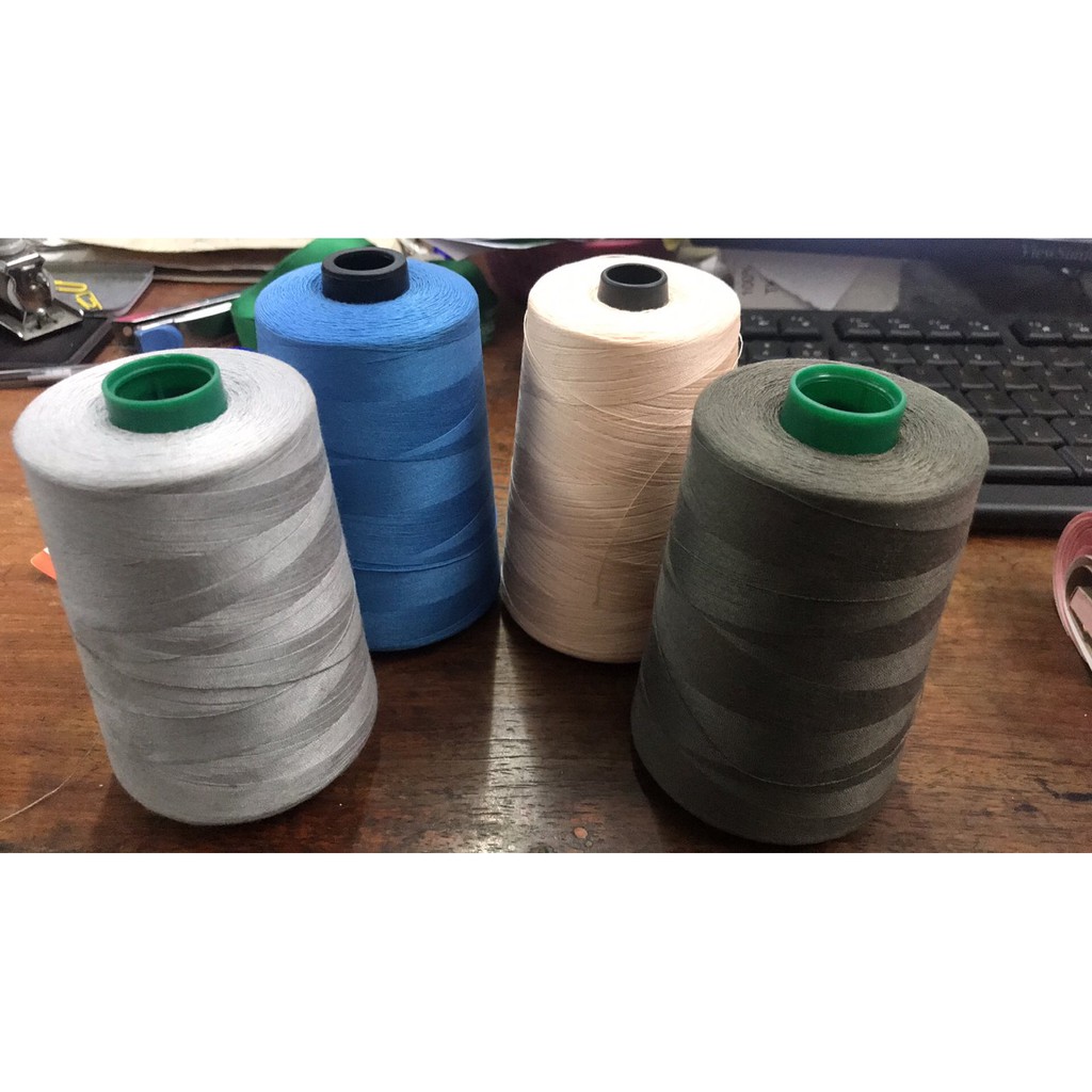 Cotton thread Tkt 75 5000meters colored sold per cone | Shopee Philippines