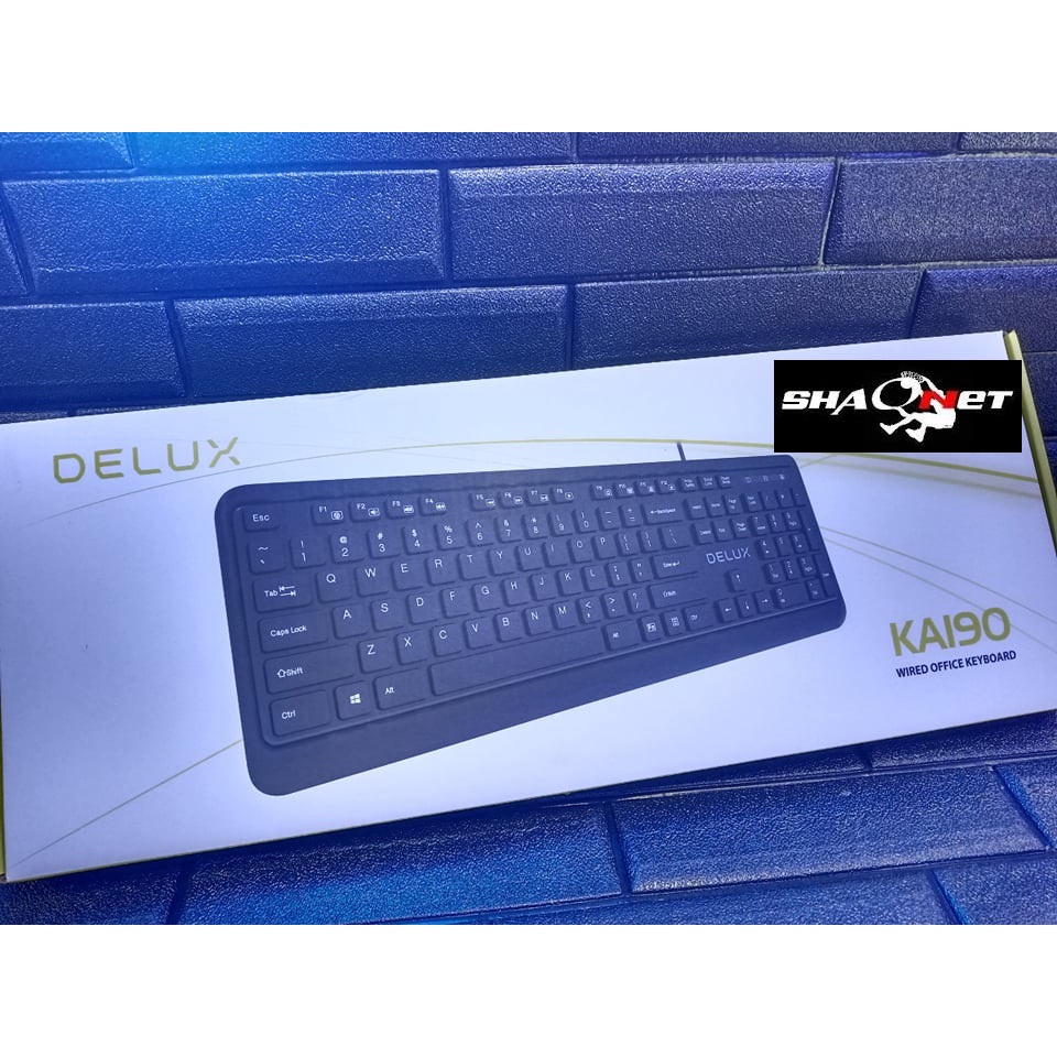 DELUX KA190 KEYBOARD (SHAQNET) | Shopee Philippines