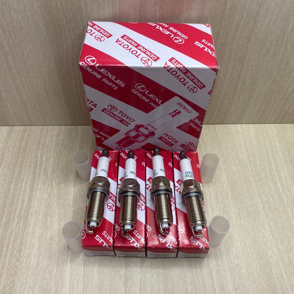 Set of 4 Iridium 2-pole Spark Plugs for Toyota Innova ForTuner Xpander ...