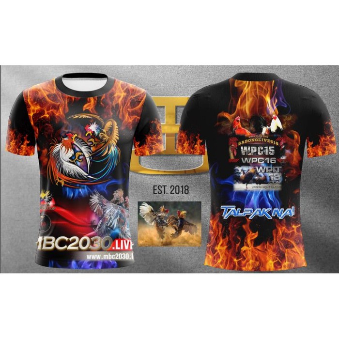 TSHIRT FULL SABLIMATION ONLINE SABONG DESIGN ROUND NECK HIGH QUALITY 3D ...