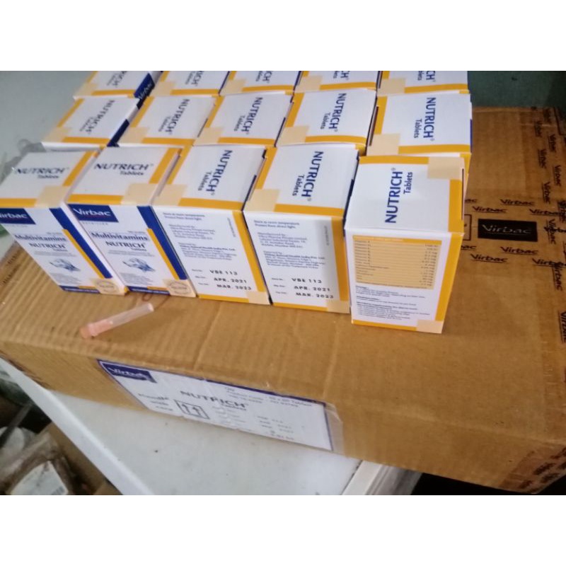 Nutrich Tablet 60pcs | Shopee Philippines