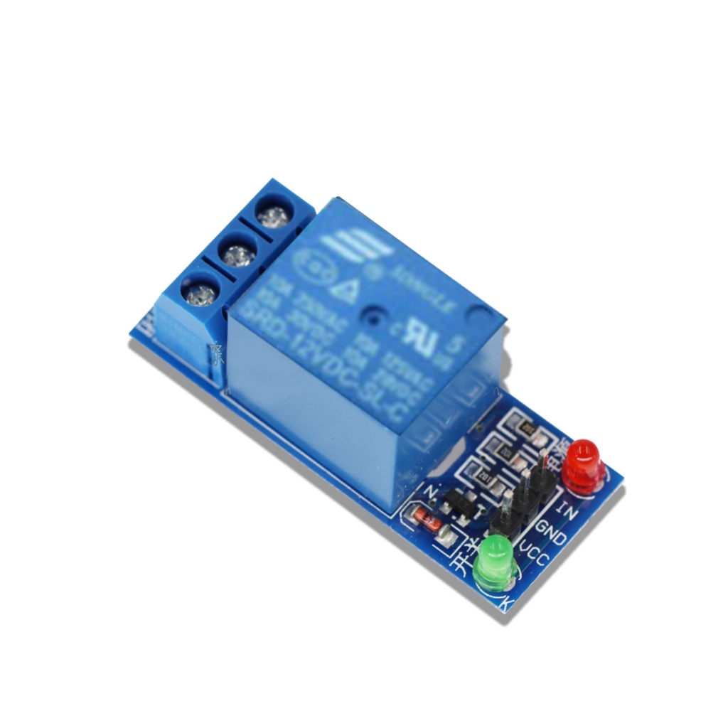 BoonTech 5VDC 1-Way 5VDC Relay Module with Optocoupler Isolation Low ...