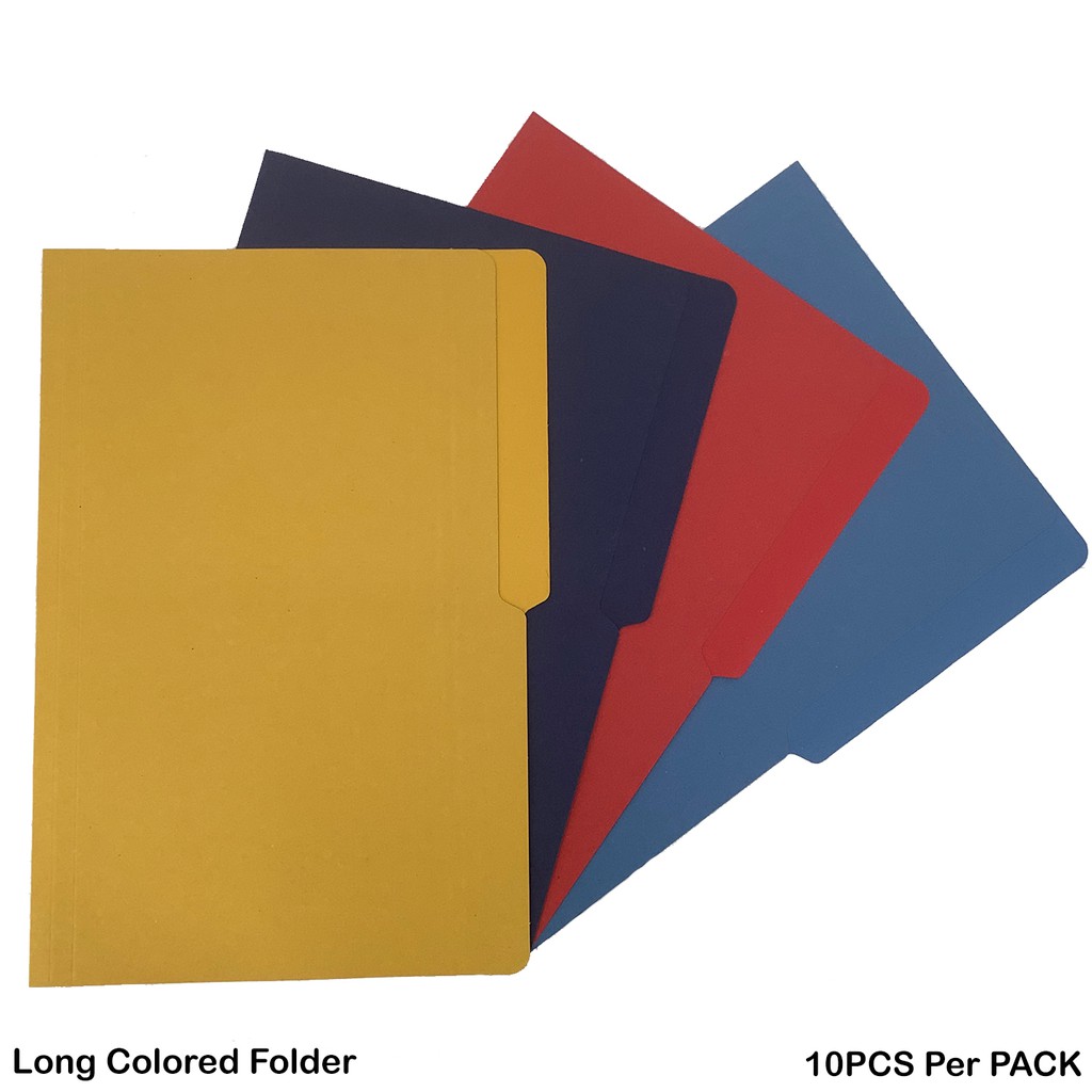 Long Colored File Folder 8.5x13 in' Available in COD | Shopee Philippines