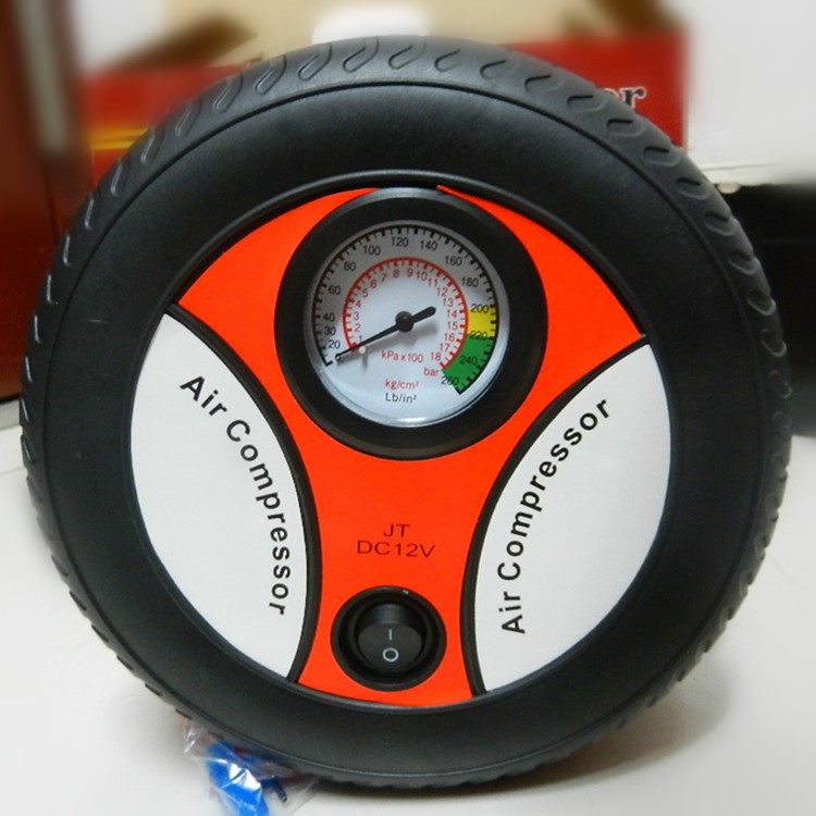 Portable 260 PSI Wheel Design Air Compressor 12V DC Auto Inflator ...