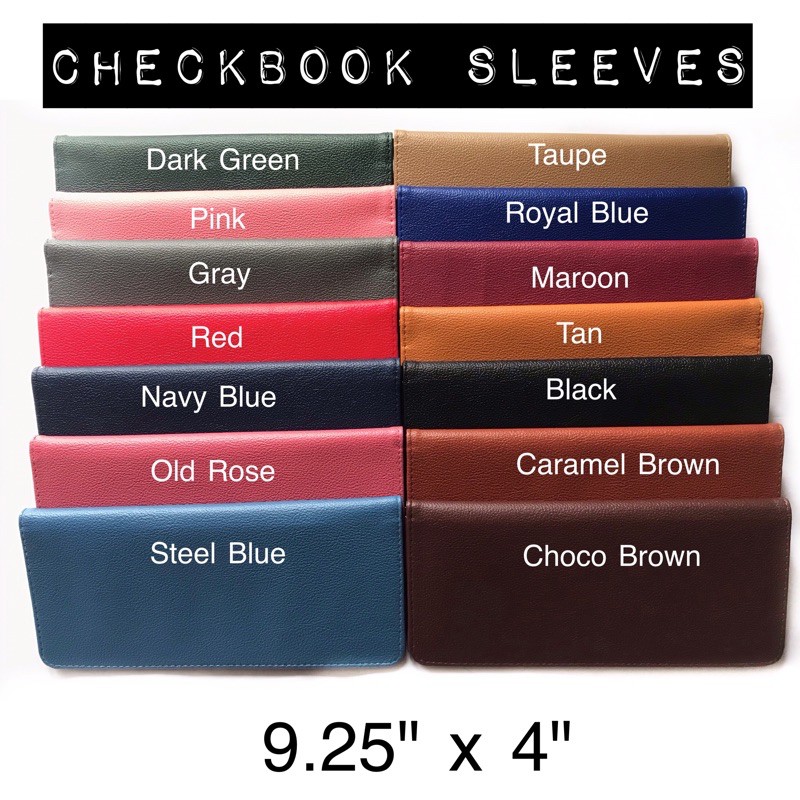 Corporate Checkbook Sleeves 4