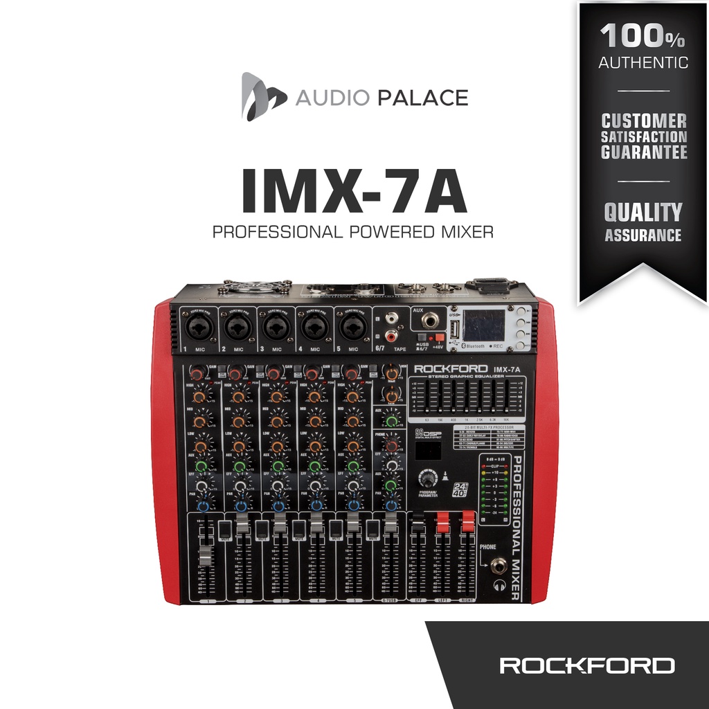 ROCKFORD Powered Mixer IMX-7 [5 mono] [2 stereo] | Shopee Philippines