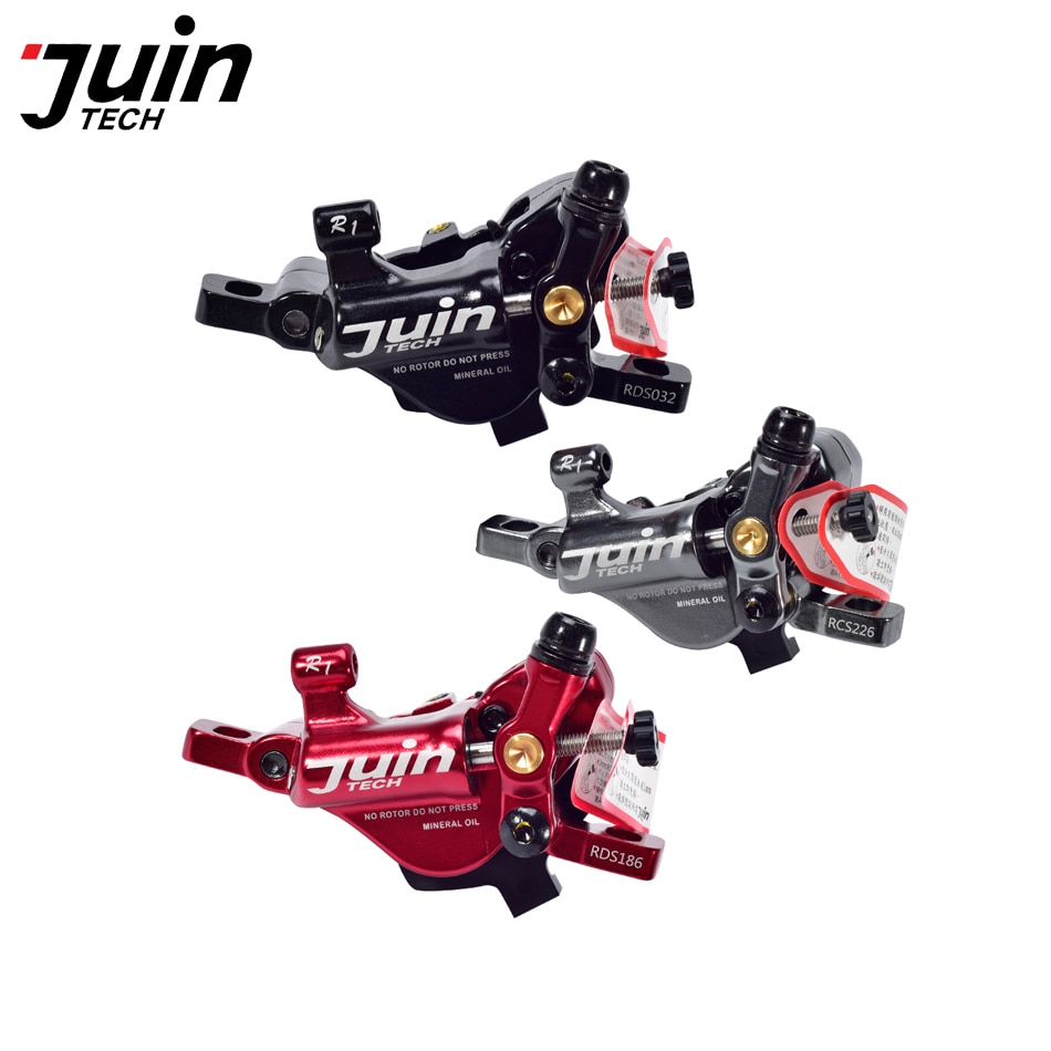 Juin Tech R1 bicycle disc brake MTB line pull hydraulic brake Dual Side ...