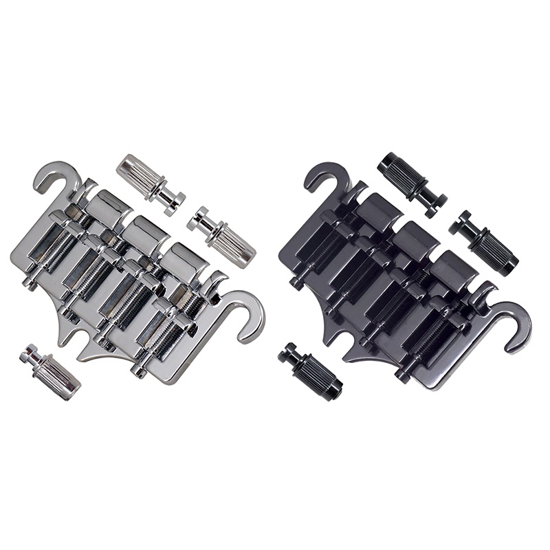 3 Point 4 String Bass Bridge Tailpiece Zinc Alloy Bridges,Sier | Shopee Philippines