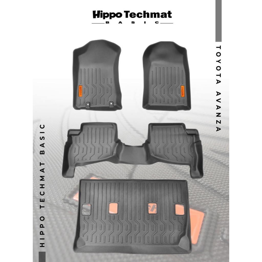 Toyota Avanza J E G 2016 to 2025 Hippo Techmat Deep Dish Matting ...