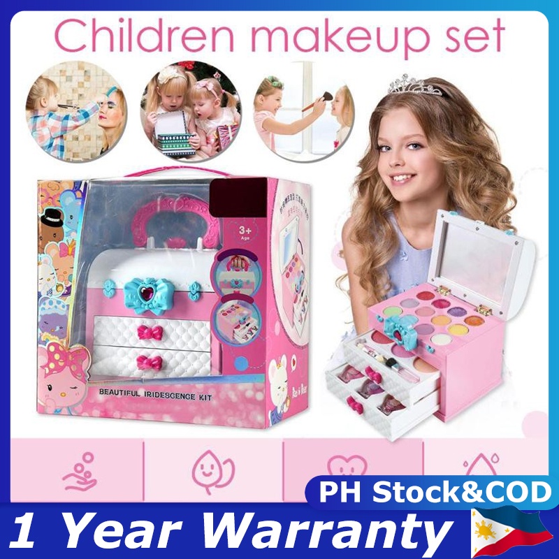 Non toxic and washable kids makeup set,girl pretend play makeup set ...