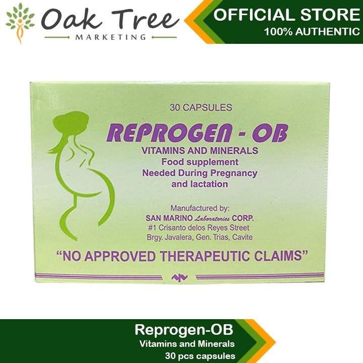 Vitamins and Minerals (REPROGEN-OB) | Shopee Philippines