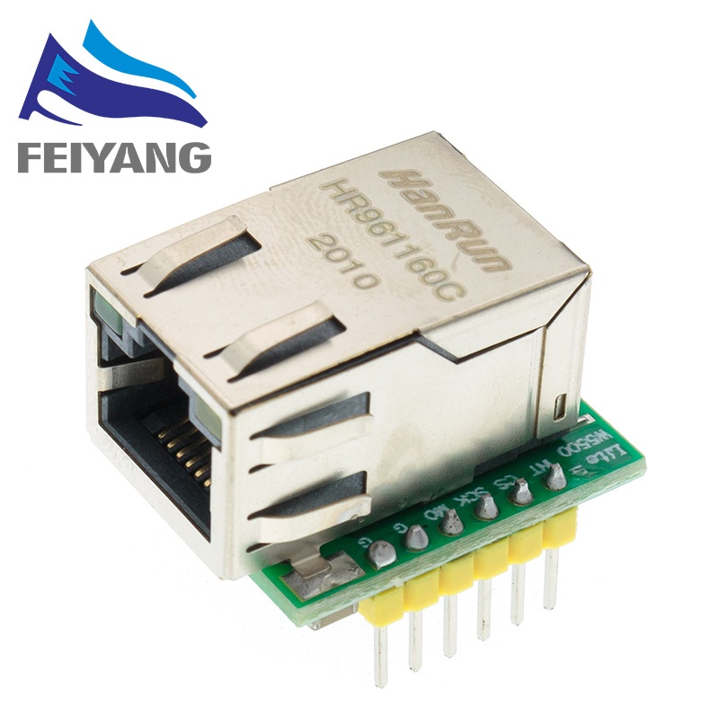 Smart Electronics Usr Es1 W5500 Chip New Spi To Lan Ethernet Converter Tcpip Mod Shopee 