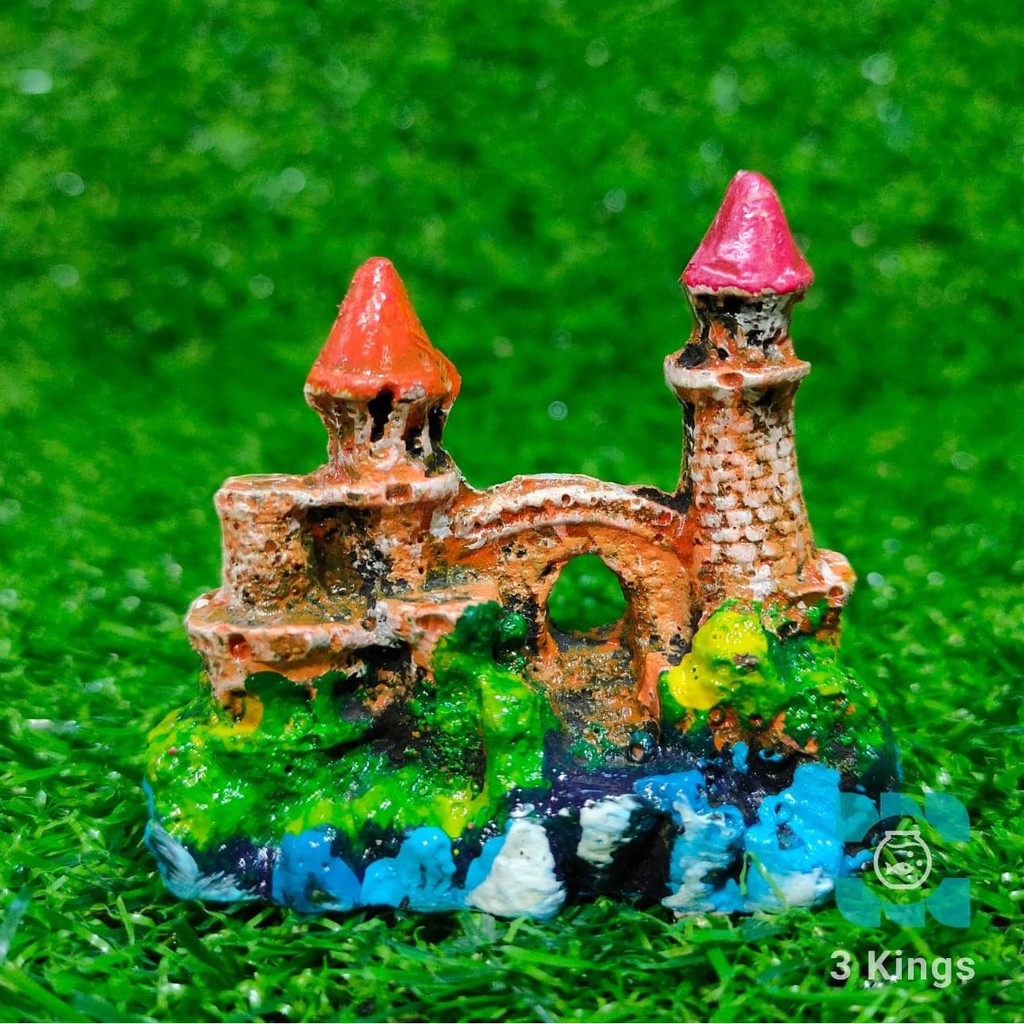 (𝟑𝐊𝐈𝐍𝐆𝐒) MINI CASTLE FIGURINE DISPLAY | Shopee Philippines