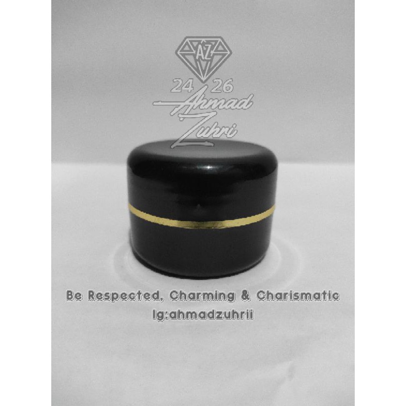 HITAM Cream Pot 10 grams - 12 5 grams Black PP List Gold - Cream Pot ...