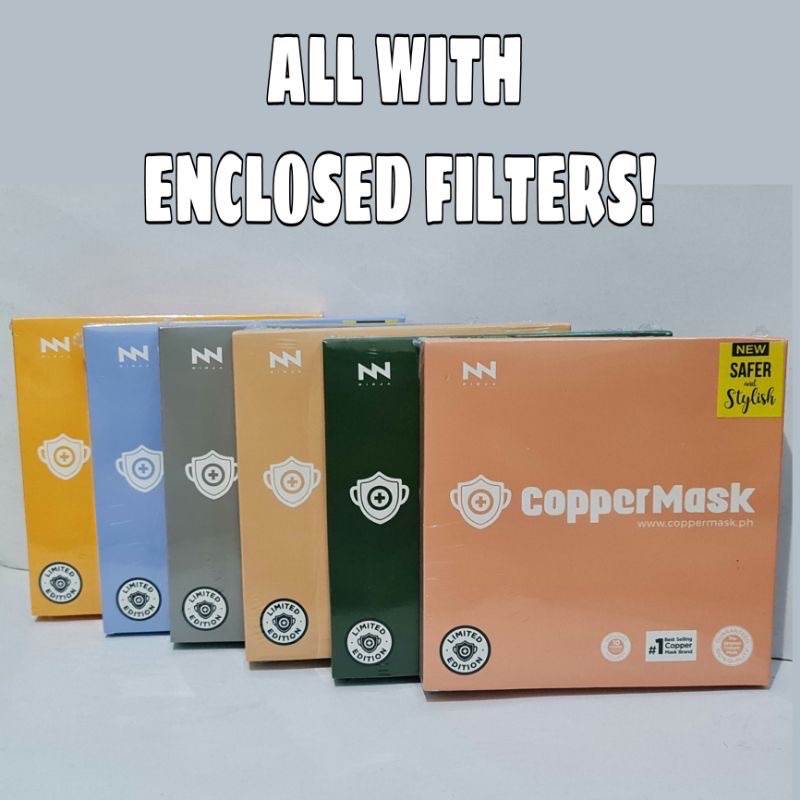 COPPERMASK Original New & Enclosed Copper Mask | Shopee Philippines