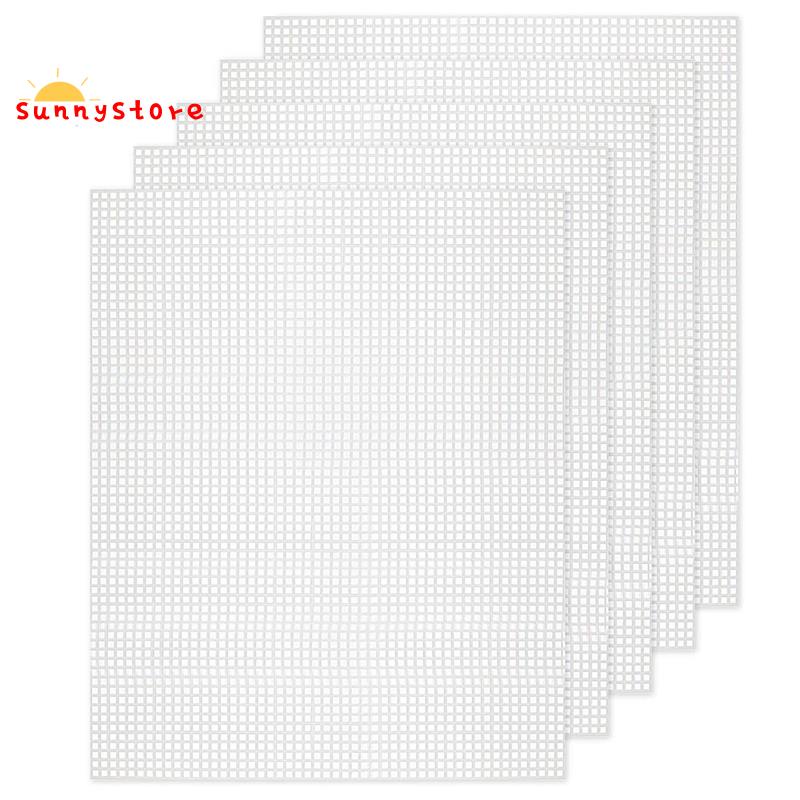 10PCS Mesh Plastic Canvas Sheets 19.6x13 Inch for Embroidery Crafting ...