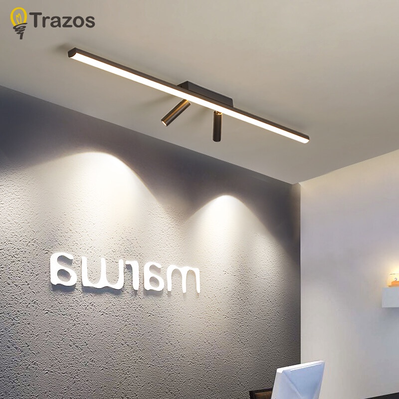 Trazos Simple Art Led Ceiling Light For Living Room Bedroom Plafon Home ...