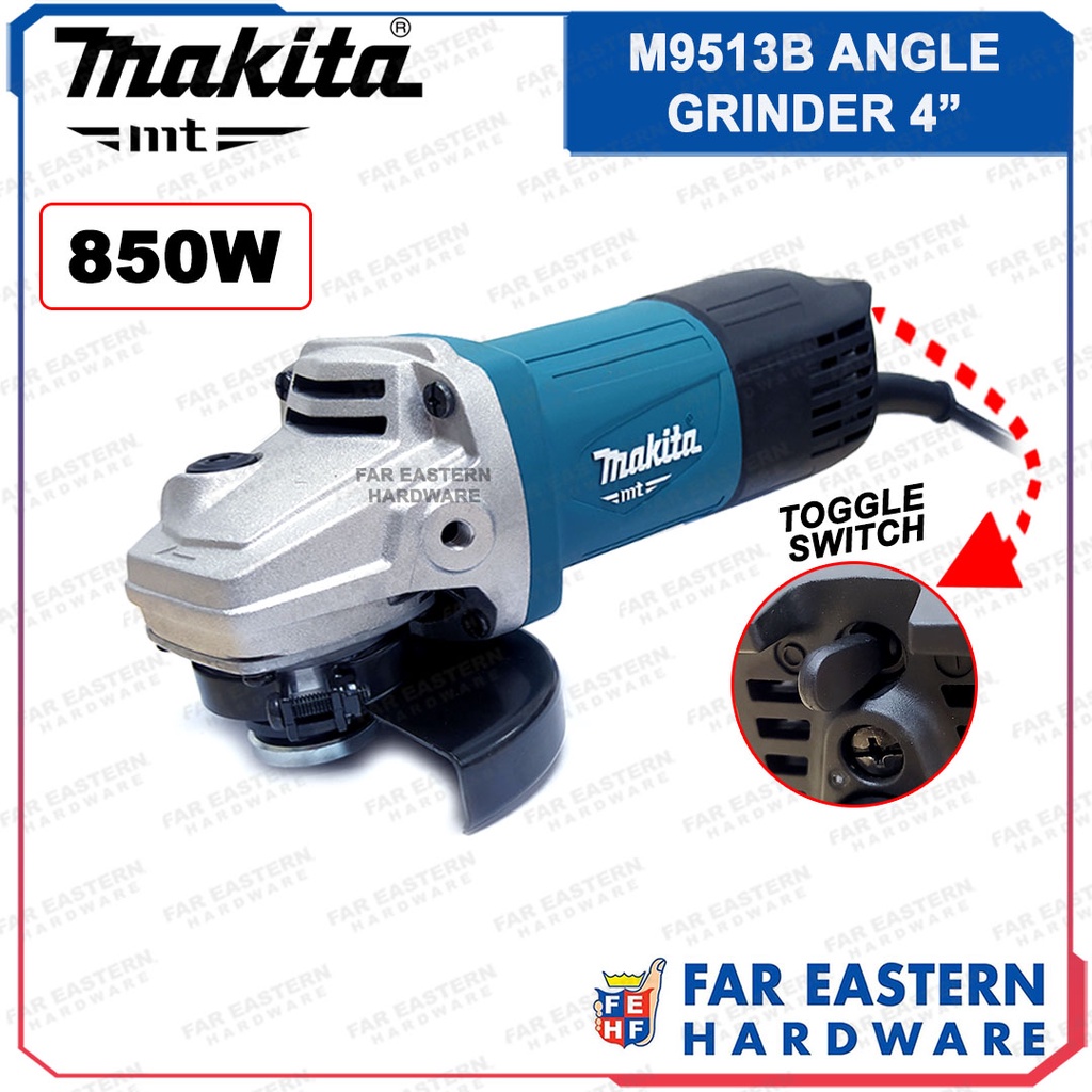 MAKITA MT M9513B Angle Grinder 4" 850W Toggle Switch Made in Thailand ...