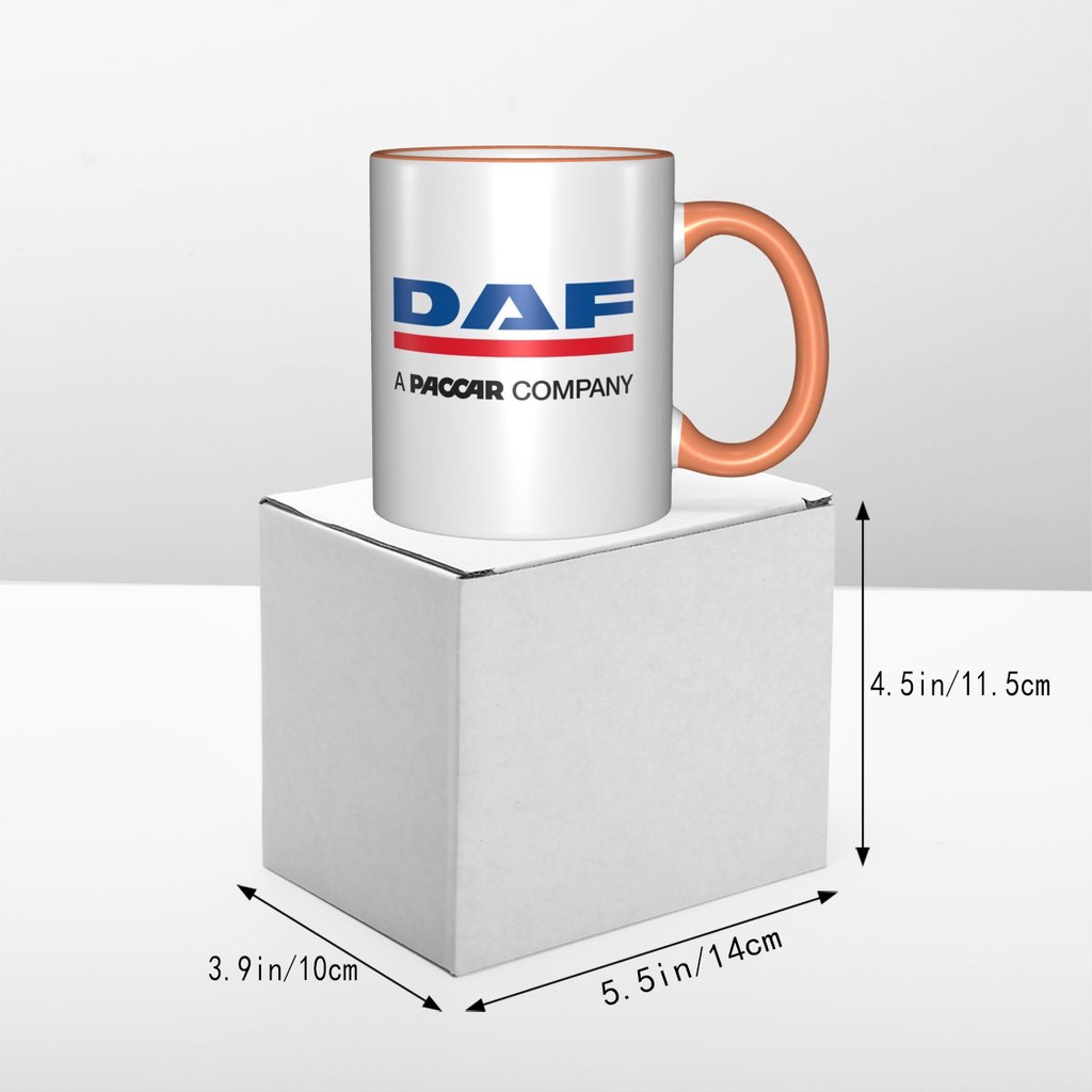 Ready Stock daf trucks logo Mug Creative Coffee Cup Couple Simple ...