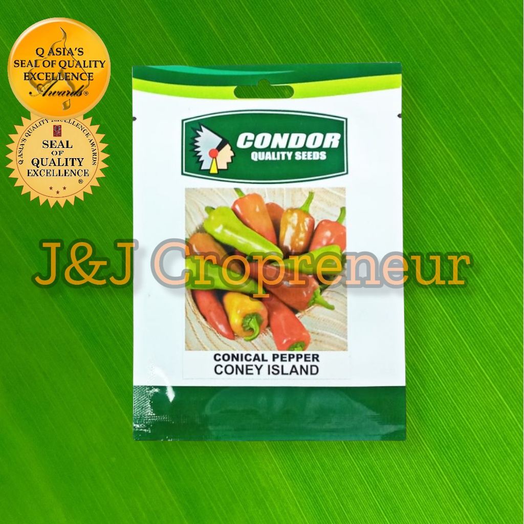 CONEY ISLAND OPV CONICAL PEPPER ATSAL 2 GRAMS (CONDOR SEEDS) | Shopee ...