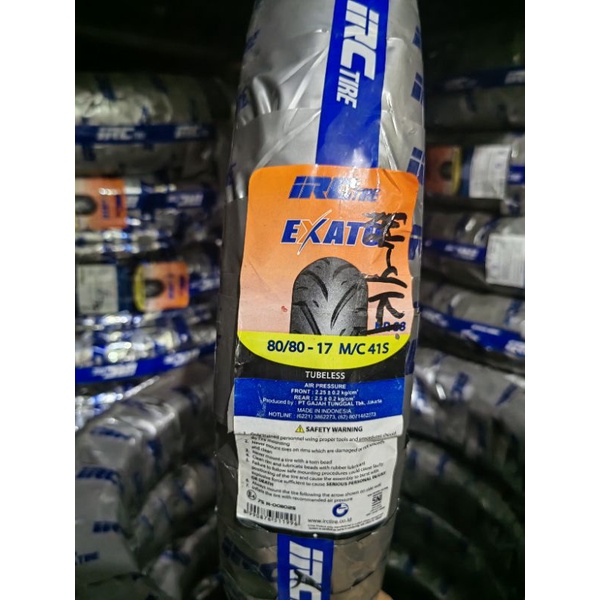 IRC EXATO NR88 80/80/17.90/80/17.100/80/17.110/80/17.120/70/17.130/70 ...