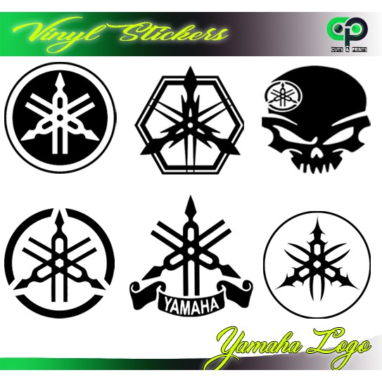 Yamaha Logo Selection 001 - Vinyl Sticker (For Laptop, Motorcycle, Car ...