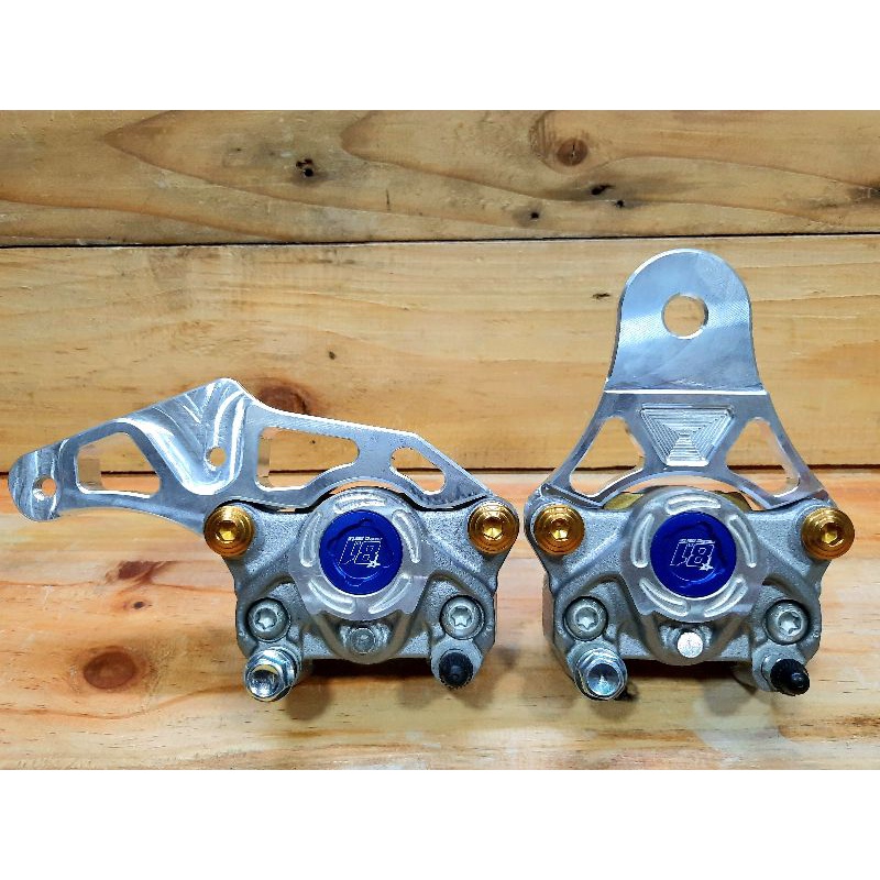 8.1 Caliper set w/ Front/Rear Bracket and FREE BOLTS - Raider 150 Carb ...