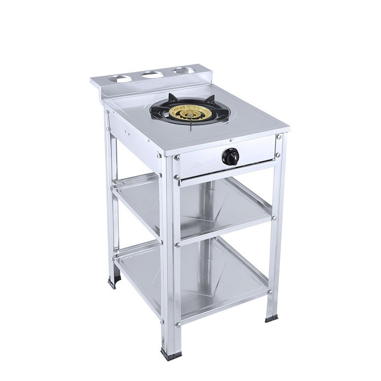 Trendy Stainless Steel Single Burner Gas Stove with Stand $uW | Shopee ...