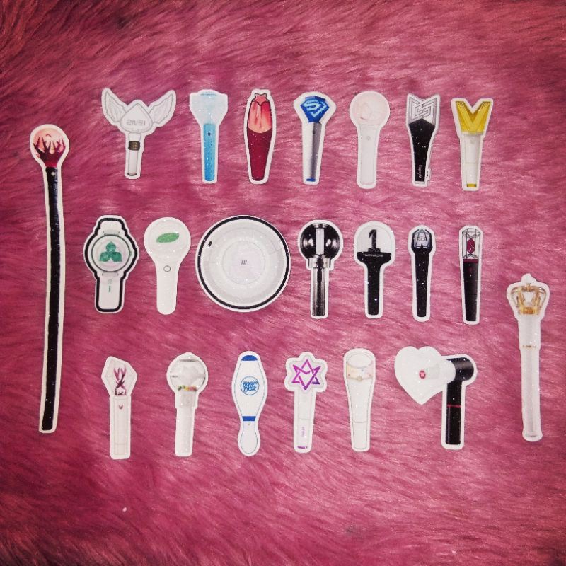 Kpop Fandom Lightstick Sticker Set | Shopee Philippines