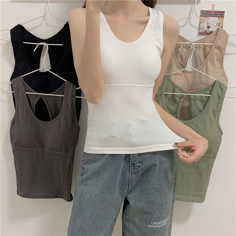 Simple Plain Padded Sando For Women Casual Everyday Innerwear Use ...