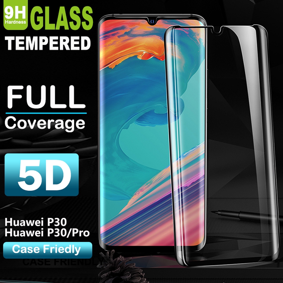 Huawei P30 P40 P50 P60 Pro PURA 70 80 Ultra Full Coverage Tempered ...