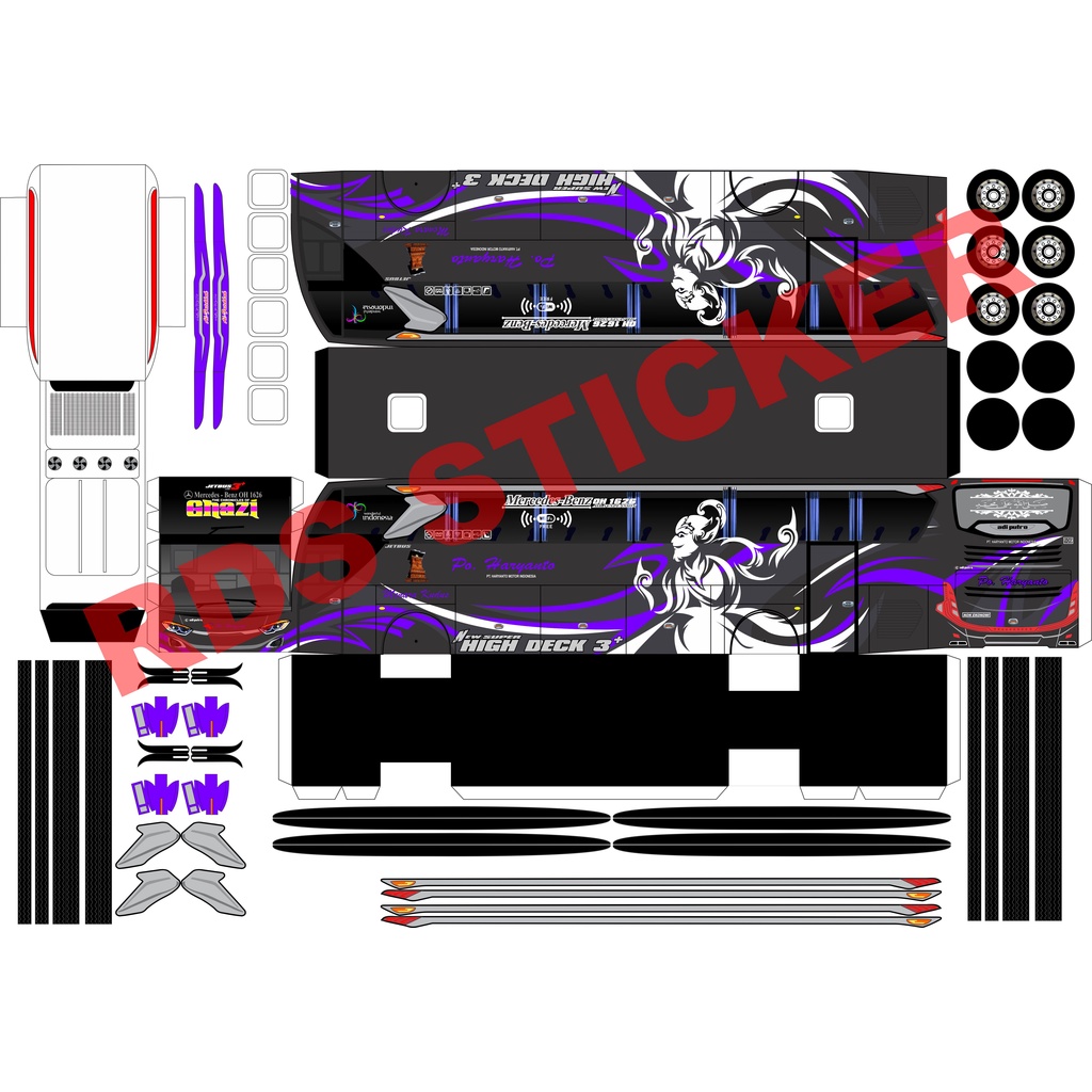 Diy Miniature Bus Pattern paperbus papercraft Bus Po Haryanto Ghazi ...