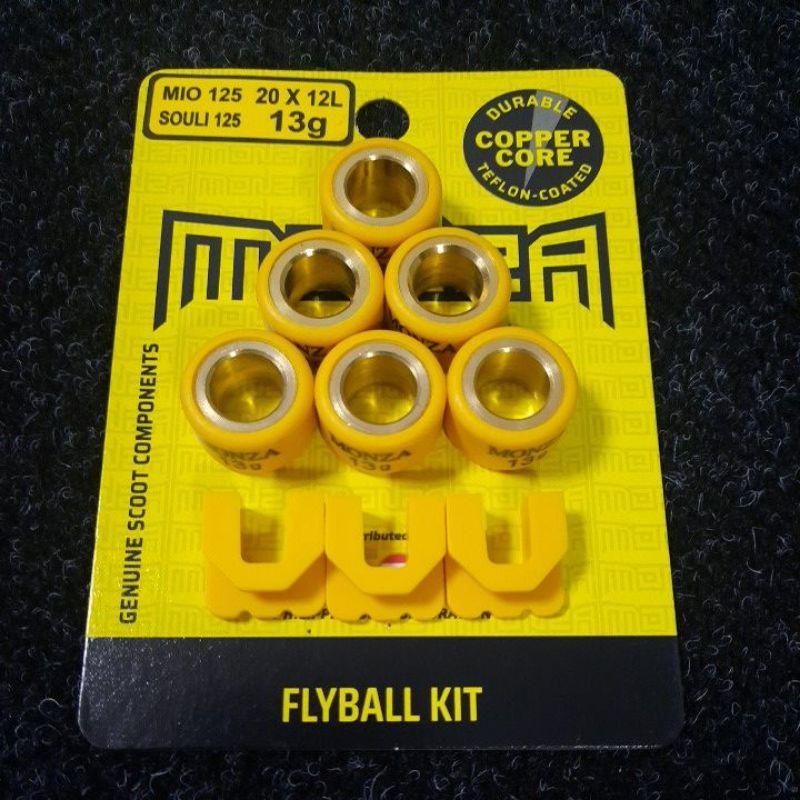 MONZA FLYBALL W/ SLIDER for Yamaha Aerox, Nmax, Mio i 125, Soul i 125 ...