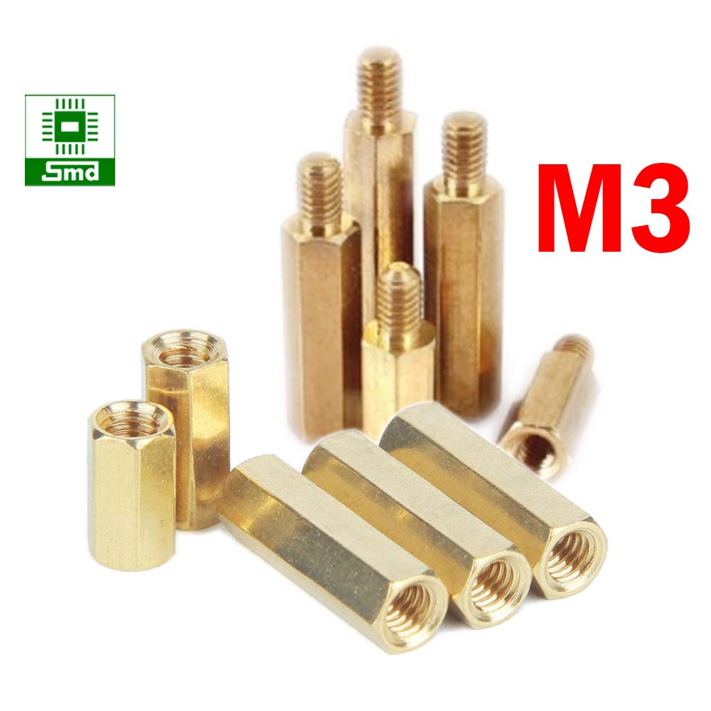 M3 Copper Pillar with copper legs, 3 Male, Female, Copper pole to ...