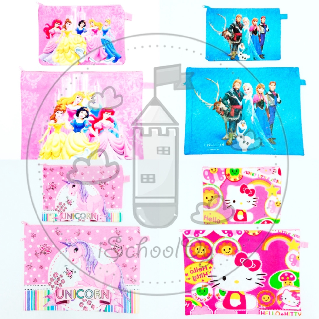 iSchooldy Mix Kids Cartoon Printed A4 A5 Size Folder File Zipper Holder ...