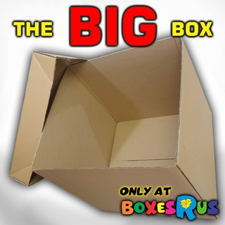 THE BIG BOX 30 x 30 x 30 inches Extra Large XXXL Corrugated Storage Box ...