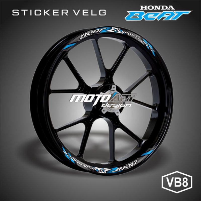 HONDA BEAT VELG LIST STICKER CODE VB8 | Shopee Philippines