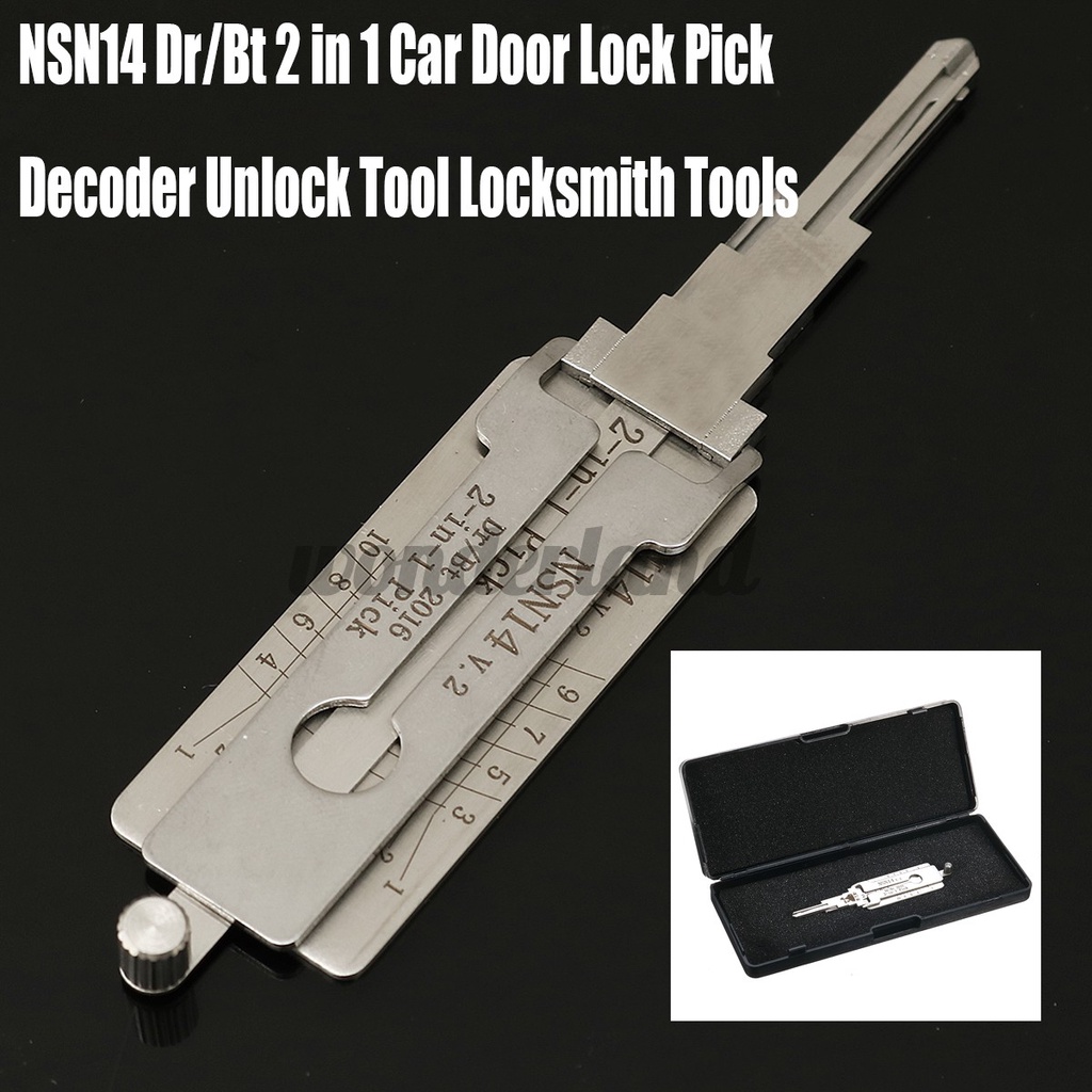 ★Fast Local Delivery★NSN14 Dr/Bt 2 in 1 Car Door Decoder Unlock Tool ...