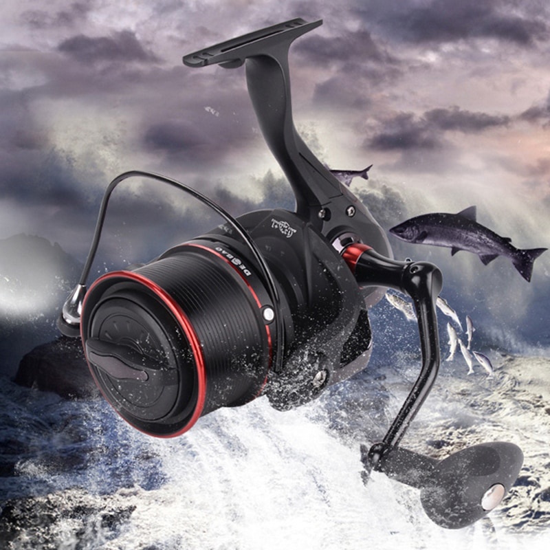 14BB Super Big Long Shot Fishing Reel 10000 Series CNC Handle Metal ...