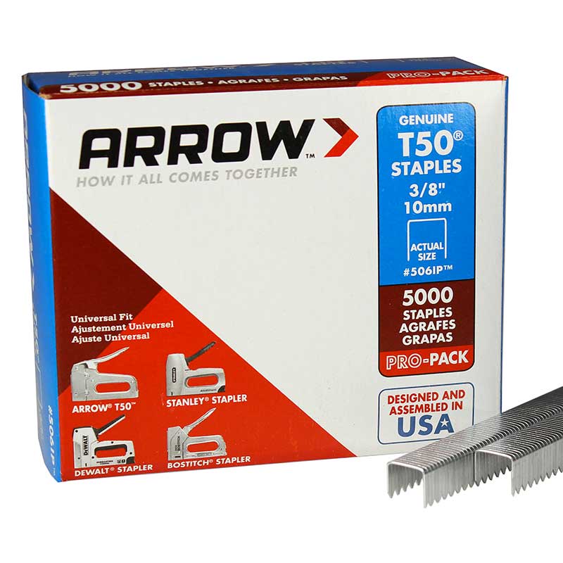 10packs 5/16"(8mm) T50 Arrow Staple Wire (12500ps) | Shopee Philippines