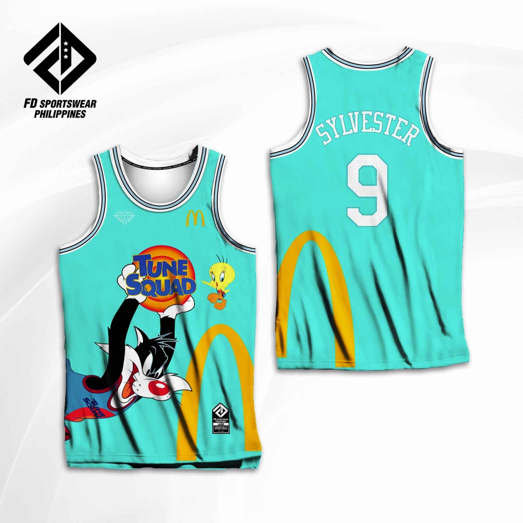 TAZ McDonald’s x Diamond x Space Jam FULL SUBLIMATED JERSEY | Shopee ...
