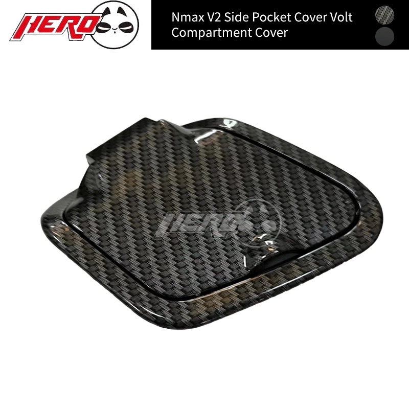 Side Pocket Nmax V2 Volt Compartment Cover CARBON MATTE BLACK | Shopee ...