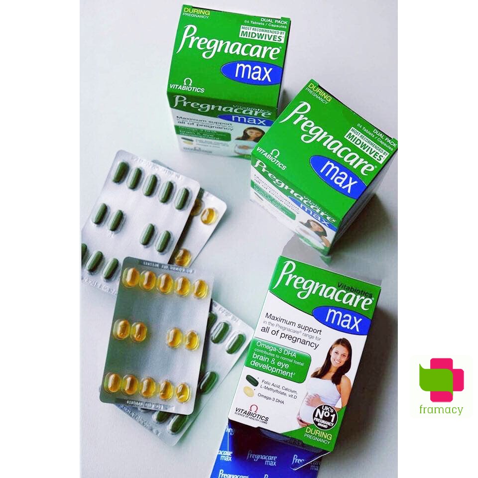 Pregnacare Max multivitamin for pregnant women, UK (84 tablets ...