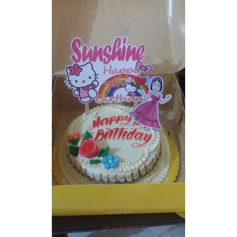 Customized Cake Topper ( Cake Decoration ) | Shopee Philippines