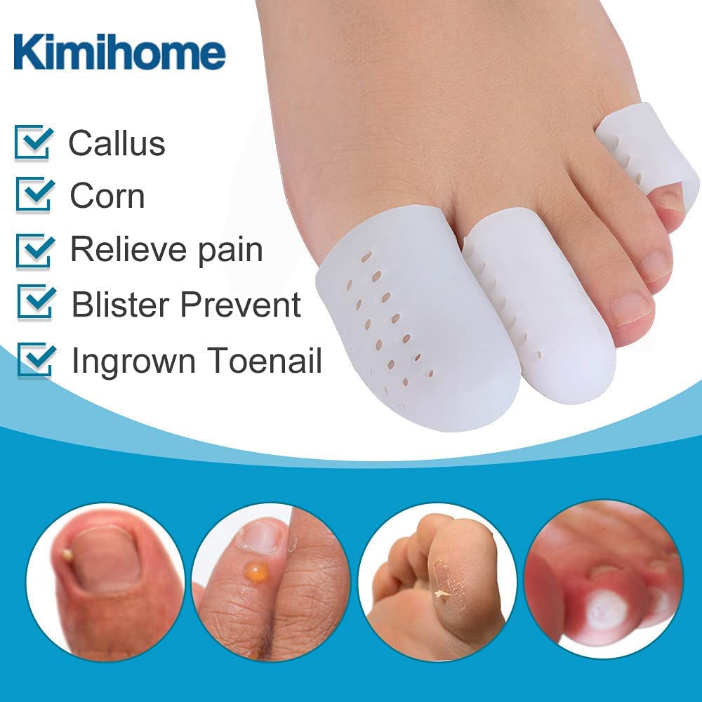 Silicone Toe Sleeve Cushions and Protects, Provide Relief for Corns ...