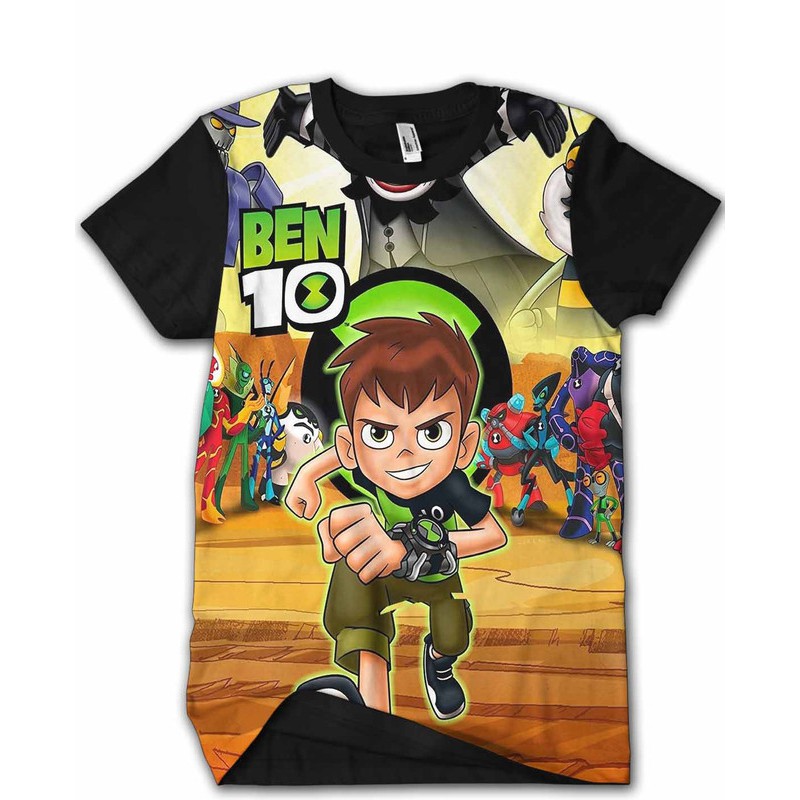 T-shirts For Children And Adults BEN 10 Motifs 4 Can Be CUSTOM | Shopee ...
