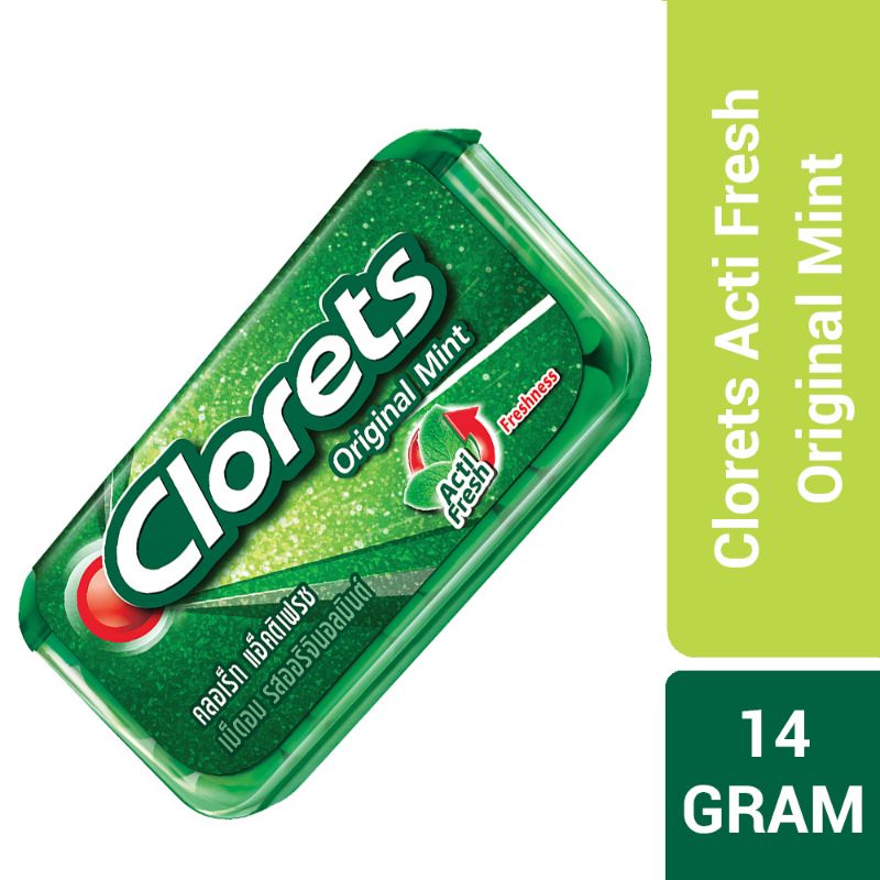 [TKM] Clorets Acti Fresh Mint Flavored Tablets (12g) | Shopee Philippines