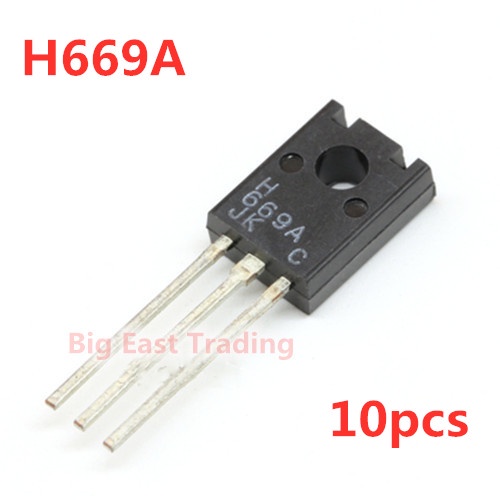 10pcs ( 5pcs H669A + 5pcs H649A ) TO-126F 669A 649A TO126 TRANSISTOR ...