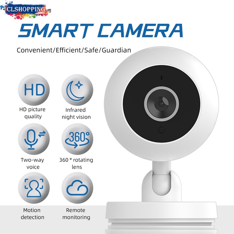 IP Smart Camera 50 Angle Wireless WiFi Night Vision Video Camera Webcam ...